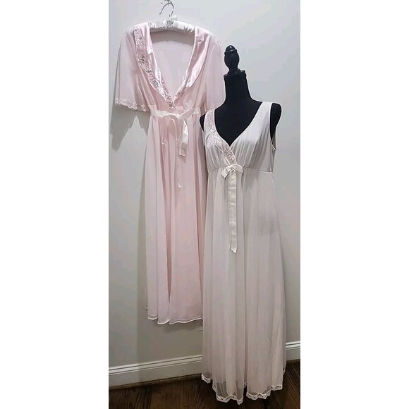 Shadowline | Intimates & Sleepwear | Shadowline Pink Bridal Peignoir ...